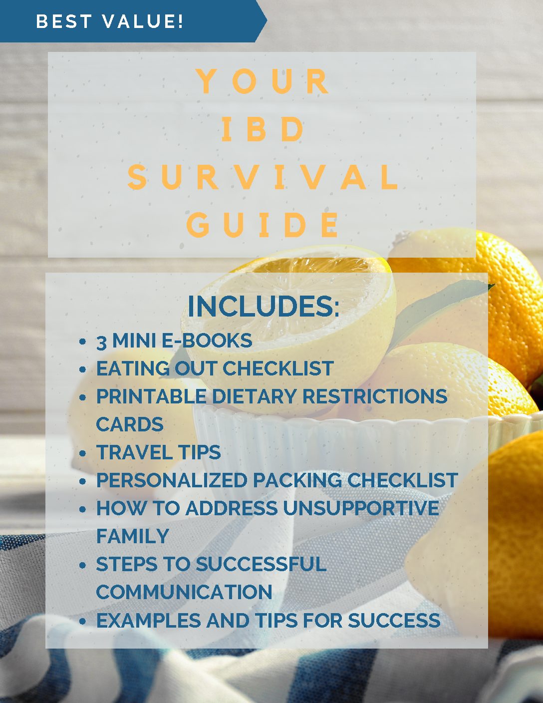 Printable Cards and Checklist for Eating Out With IBD - I've created ...